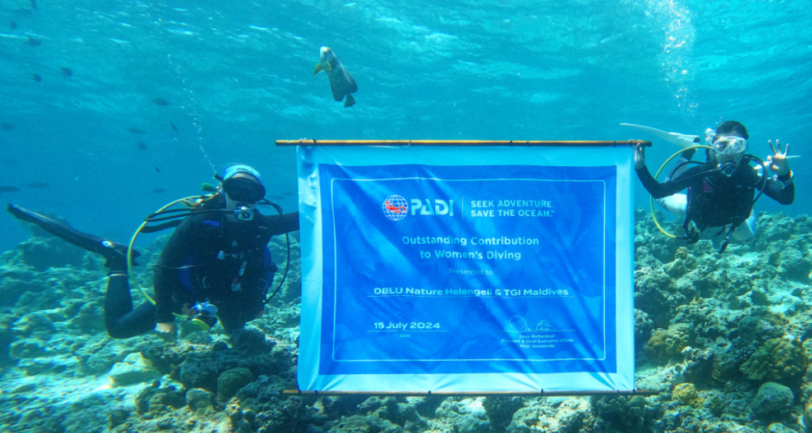 Maldives Dive Resort Honored With PADI "Outstanding Contribution To ...